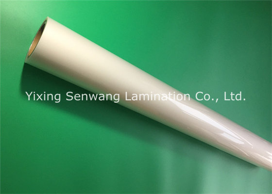 1080MM Clear Polyester Film Roll / Roll Laminating Film With Glue EVA