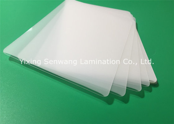 School Office Pouch Laminating Film Gloss 3 Mil Laminating Sheets Card Size