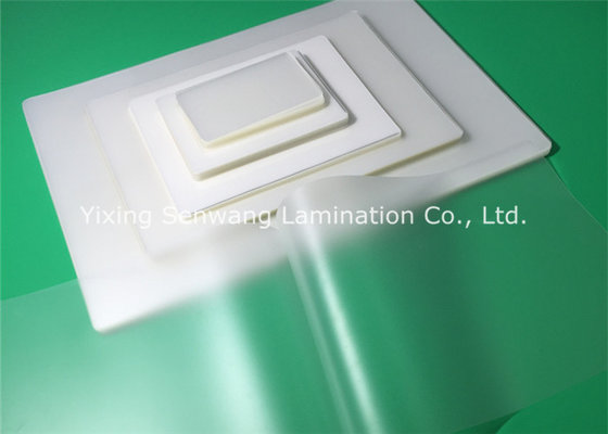 Glossy PET Pouch Laminating Film Glossy Preventing Alteration For Documents Cards