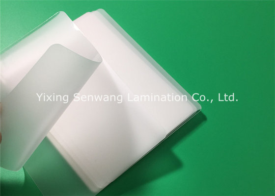 Waterproof Pouch Laminating Film , 200 Micron Laminating Pouches Credit Card Size