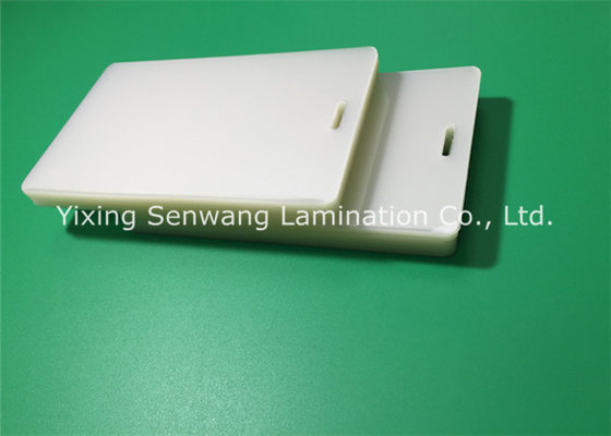 ID Tag Pre Punched Laminating Pouches Transparent 7 Mil Laminating Sheets