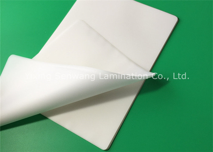 Matte Type Hot Mini Menu Size Laminating Pouches 10 Mil Evenly Coated With EVA