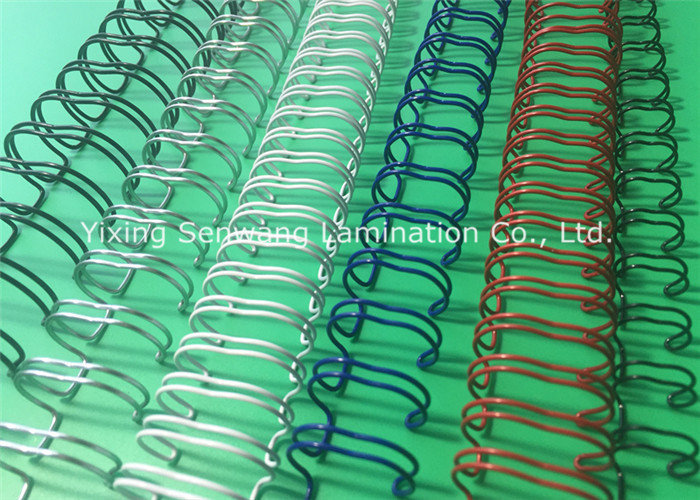 Books Custom Colorful Double Loop Wire O Binding Spirals 3 1 Pitch
