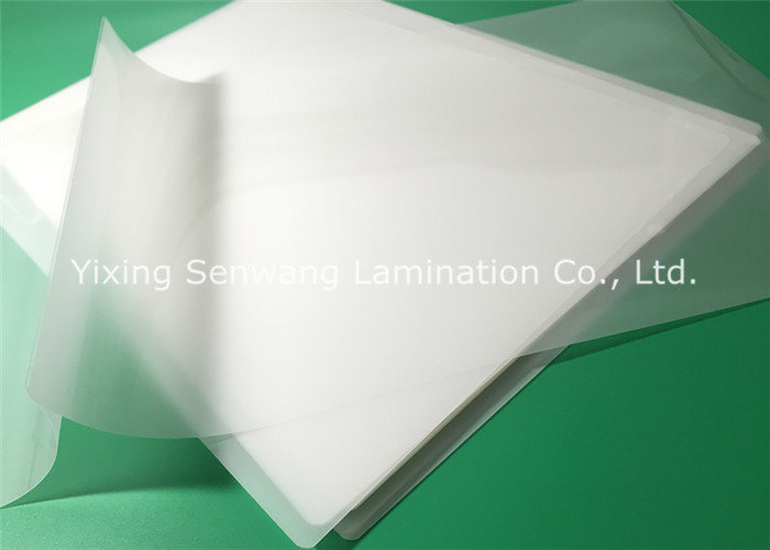 10Mil Clear Laminating Pouches 250 Microns , File Size Laminating Sleeves Pouches