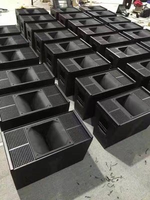 Q1 compact design 2 * 10 inch line array speaker passive and active are available