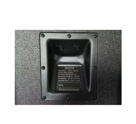 MVP218 powavesound subwoofer speaker dual 18 inch big power heavy bass speaker