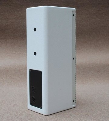 L453 Powavesound Compact Column PA Speaker 4.5 Inch White Slim Loudspeaker Point Source Speaker