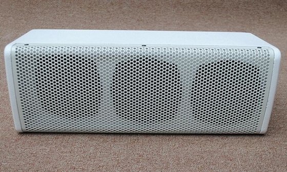 L453 Powavesound Compact Column PA Speaker 4.5 Inch White Slim Loudspeaker Point Source Speaker