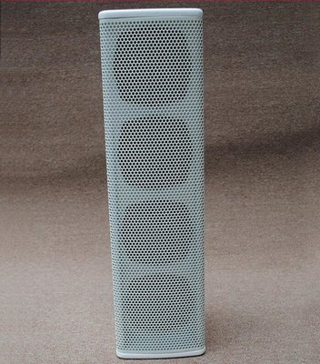 L454 Compact Column PA Speaker 4.5 Inch White Slim Loudspeaker Point Source Speaker