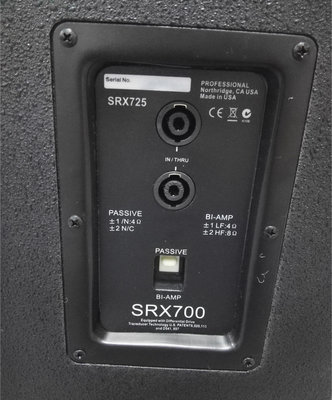 SRX725 double 15 inch big size powerful PA speaker