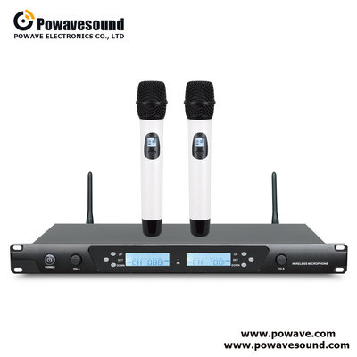 U1 powavesound wireless microphone 2 channel UHF professional stage KTV microphone