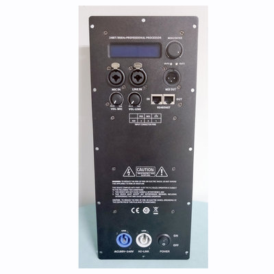 PWS2.66LCD Powavesound 600W + 600W digital power amplifier board Bi amp design DSP inside and LCD display