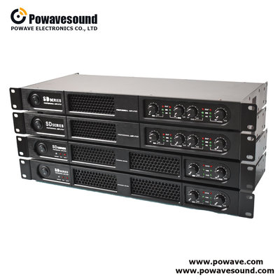 Powavesound SD series 1U class D power amplifier 2/4 channel audio amplifier board China factory