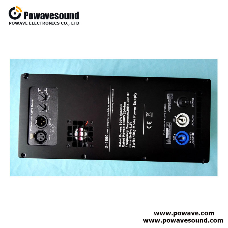 D-1800, plate amplifier active speaker amplifier module class D for 12/15/2*15 inch