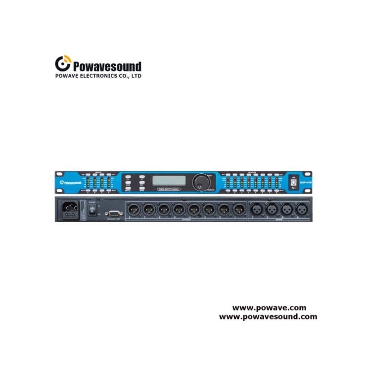 DSP-480 powavesound audio processor 4 in 8 out professional digital processor speaker management system