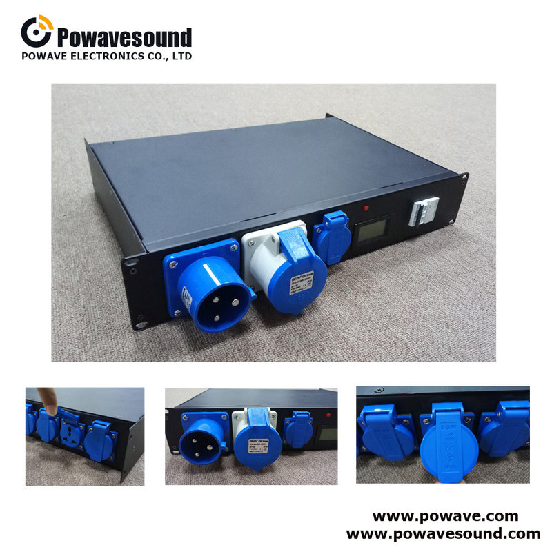 PSB12 powavesound power supply distribution box 1 in 12 out with LCD screen