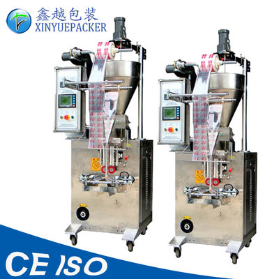 Fully Automatic Sauce Packaging Machine , Mechanical Driving Sauce Pouch Packing Machine