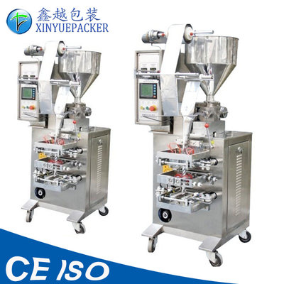 Xinyue Automatic Sauce Packing Machine 30g 100g 150g Filling With Stainless Steel Case