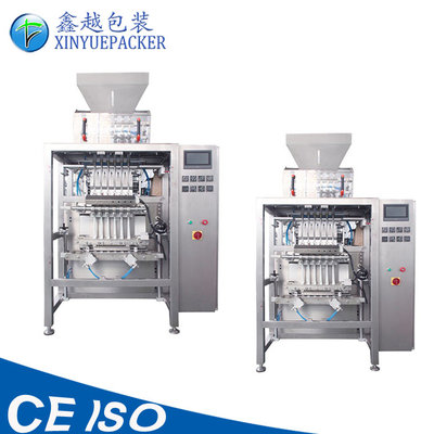 High Accuracy Granule Packaging Machine , 4 / 6 Lanes Tea Stick Packing Machine