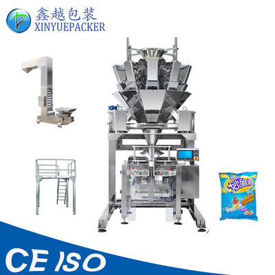 Multi Functional Multihead Weigher Packing Machine Pneumatic Driven Beans Packing Machine