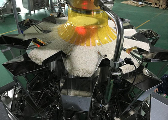 Large Capacity Multi Head Pouch Packing Machine Compact Structure CE Approved