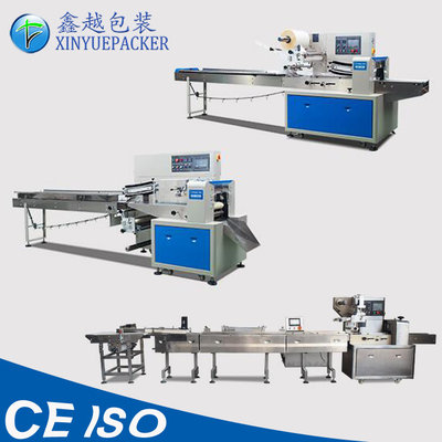 Pillow Instant Noodle Packaging Machine , Easy Operation Chocolate Bar Packaging Machine