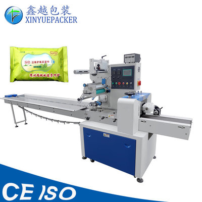 High Capacity Horizontal Flow Pack Machine , Solid Material Pillow Type Packing Machine
