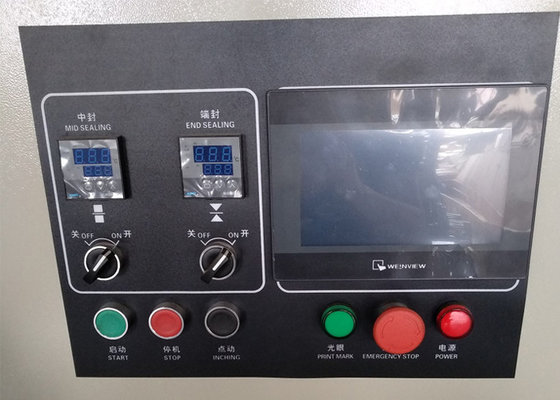 High Capacity Horizontal Flow Pack Machine , Solid Material Pillow Type Packing Machine