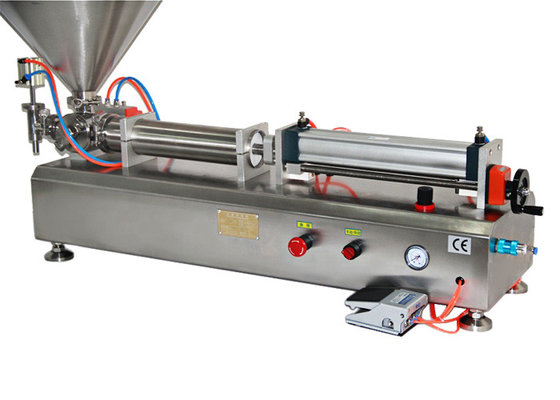 Pneumatic Type Semi Automatic Cream Filling Machine With Stainless Steel 304 Material