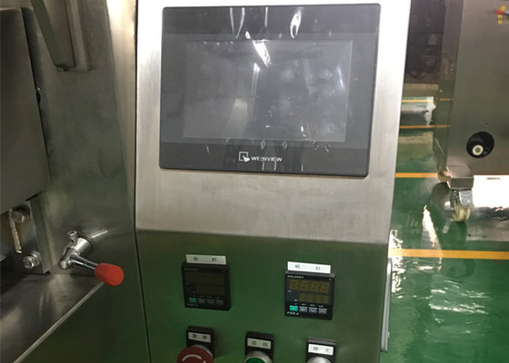 Fully Automatic Liquid Packaging Machine 4 Sides Sealing For Chemical / Medicine Industries