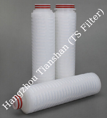 10 inch PP filter  / 1.0 micron Polypropylene membrane / PP Pleated Filter Cartridge / Suitable for prefiltration