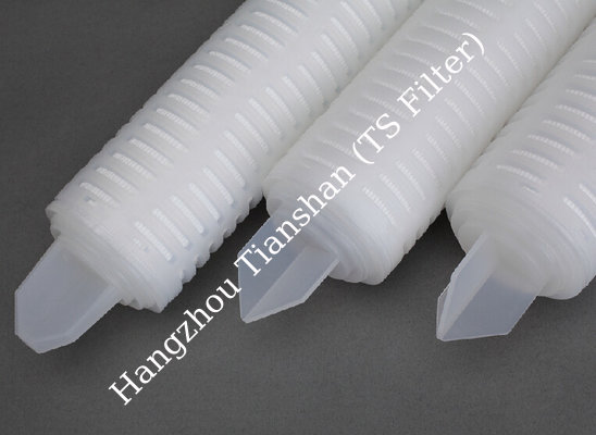 10 inch PP filter  / 1.0 micron Polypropylene membrane / PP Pleated Filter Cartridge / Suitable for prefiltration
