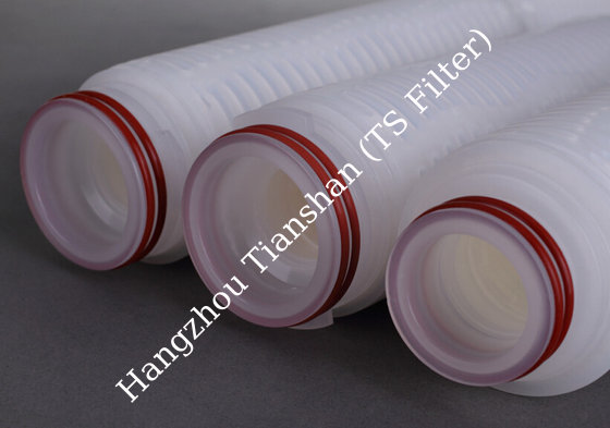 20 inch / 10.0 micron Polypropylene membrane / PP Pleated Filter Cartridge / micron candle filter