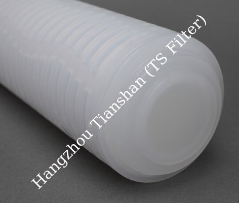 1.0 + 5.0 micron Multi layers Polypropylene / PP Pleated Filter Cartridge / Suitable for high viscosity liquid (30inch)