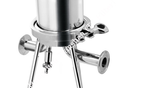 SUS 316 single cartridge SS filter housing for liquid filtration