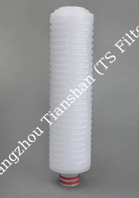 10" 0.22um Natural Hydrophilic PES membrane filter cartridge with absolute rated filtration