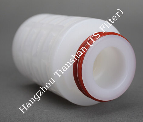 70mm / 10.0 micron Small Pleated Filter Cartridge suitable for small batch and critical liquid / gas filtration