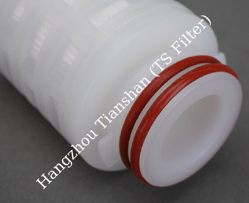 70mm / 5.0 micron Small Pleated Filter Cartridge suitable for small batch and critical liquid / gas filtration