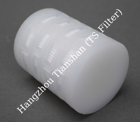 70mm / 10.0 micron Small Pleated Filter Cartridge suitable for small batch and critical liquid / gas filtration