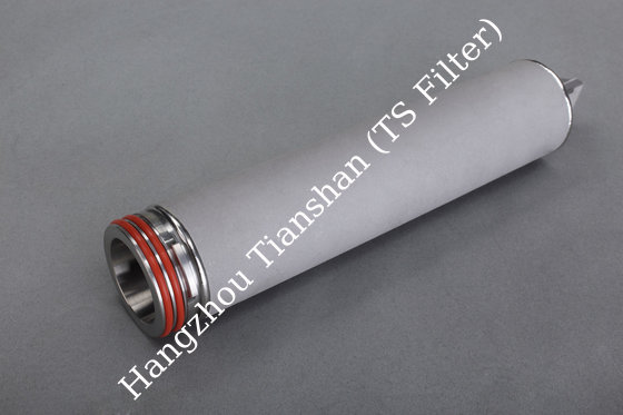 10 inch / 1 micron Titanium Powder Sintered Filter Cartridge for Acid / Alkaline filtration