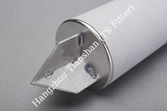 10 inch / 1 micron Titanium Powder Sintered Filter Cartridge for Acid / Alkaline filtration