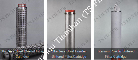 Pleated Recycle Stainless Steel Filter Cartridge Regeneration Repeat Water Filter Cartridge