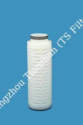 1.0 + 5.0 micron Multi layers Polypropylene / PP Pleated Filter Cartridge / Suitable for high viscosity liquid (10inch)