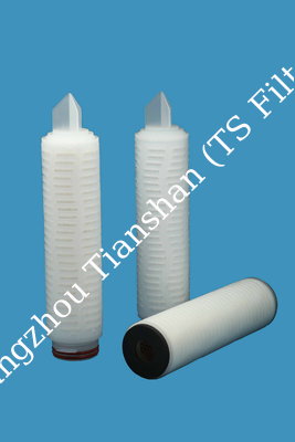 liquid high flow 20" 30" 40" PP Pleated Filter Cartridge Replacement for water filtration systems