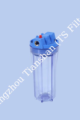 5 inch durable Clear Plastic filter housing for drinking water filtration