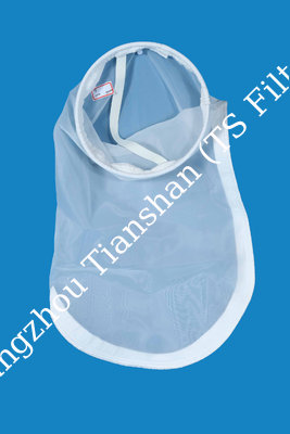 PE / PP Needle Liquid Filter Bag , 25 micron polyester Bag Filters For Liquid Filtration