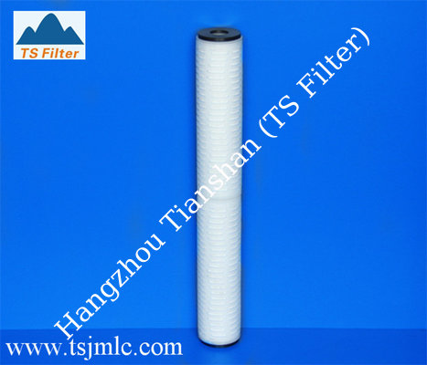 wine / beer Polypropylene / 0.65 micron PP membrane pleated filter cartridge high flow rate (SGS test with FDA standard)