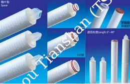 40 inch / 0.1 micron Imported Polypropylene membrane / PP Pleated Filter Cartridge for water filtration