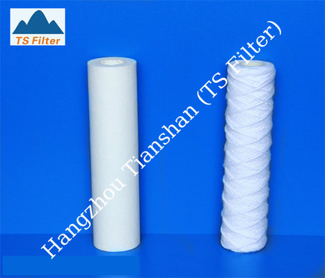 String wound sediment water filter cartridge , 1 micron 10" filter cartridge