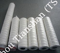 String wound sediment water filter cartridge , 1 micron 10" filter cartridge